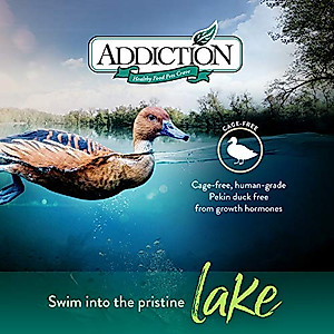 Addiction Grain-Free Duck Royale Entrée Dry Cat Food, Feline Beauty Formula Healthy Weight, Skin and Coat Health, Crafted in New Zealand - 4 lb