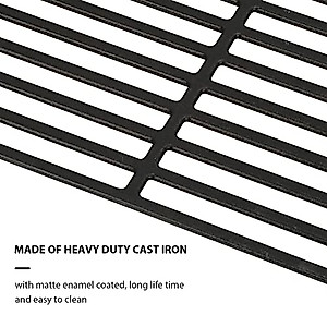 Nexgrill Replacement Parts for 4 Burner 720-0830H 720-0830D 720-0670A 720-0783C 720-0783E 720-0958A, 17" Cast Iron Grill Grates for 5 Burner 720-0888N Charbroil 463241113 463446015, Kenmore Gas Grills