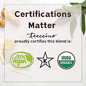 Teeccino French Roast Chicory Coffee Alternative - Ground Herbal Coffee That’s Prebiotic, Caffeine-Free & Acid Free, Dark Roast, 11 Ounce