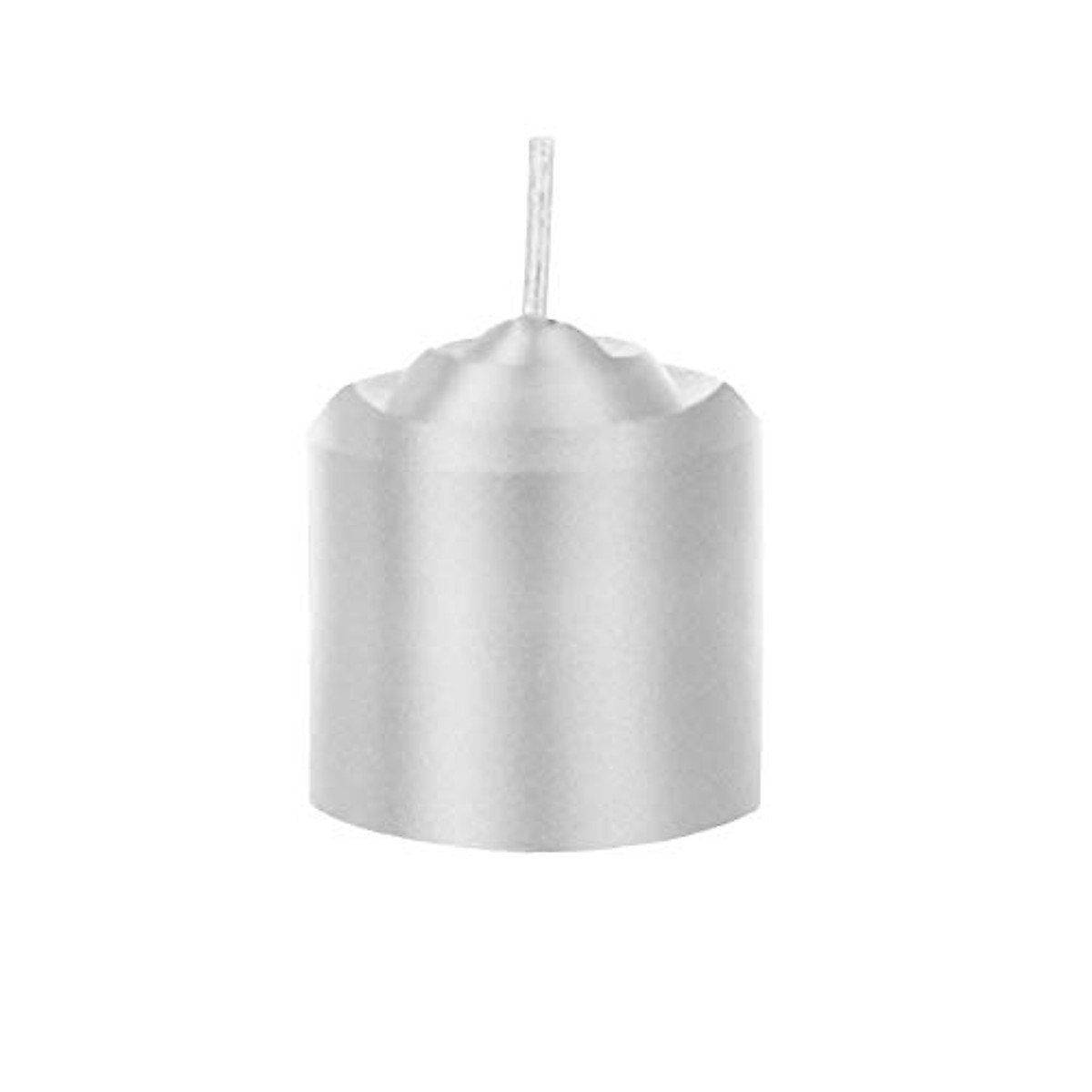 Mega Candles 12 pcs Unscented Silver Votive Candle, Hand Poured Wax Candles 10 Hours 1.38 Inch x 1.5 Inch, Home Décor, Wedding Receptions, Baby Showers, Birthdays, Celebrations, Party Favors & More