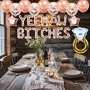 Yeehaw Bitches, Cowgirl Bachelorette Party Decorations, Nashville Bachelorette Party Decorations, Yeehaw Bridal Shower Decorations, Western Country Wild West Themed Nash Bash Bride to Be Hen Party