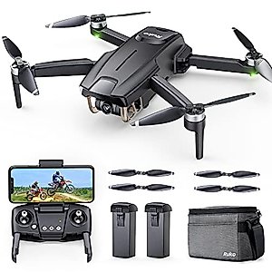 Ruko F11MINI Drones with Camera for Adults 4K, 2 Batteries 60 Min Flight Time, Foldable & Lightweight, 5GHz WiFi, GPS Auto Return, Follow Me, Waypoints, Points of Interest for Beginner