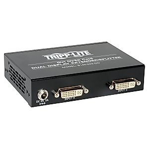 Tripp Lite B140-002-DD Dual Display DVI over Cat5 / Cat6 Extender Splitter, Transmitter - Video extender - 4 ports - up to 200 ft