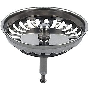 Blanco 125555 Strainer Basket with Pins for Eccentric Operation Stainless Steel, 8.2cm