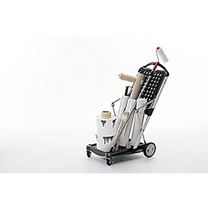 CLAX® The Original | Made in Germany | Multi use Functional Collapsible Carts | Mobile Folding Trolley | Shopping cart with Storage Crate | Platform Truck (Grey)