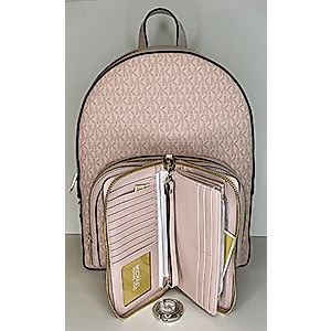 Michael Kors MICHAEL Michael Kors Jaycee Large Backpack bundled with Large Continental Wallet/Wristlet Purse Hook