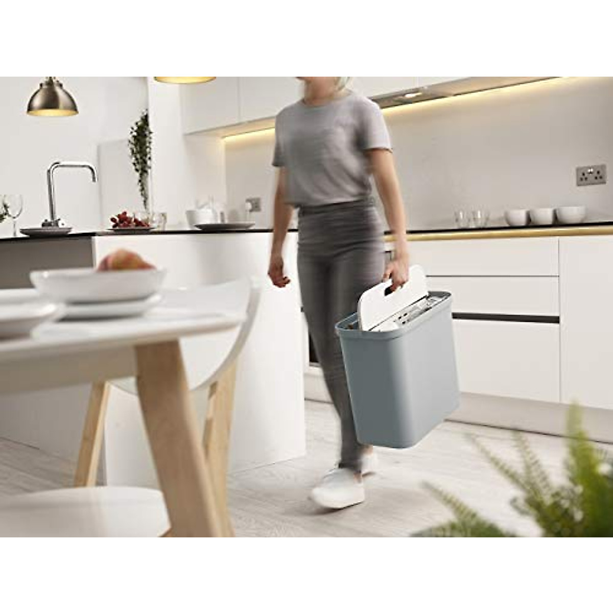 Joseph Joseph 30110 30111 GoRecycle 28-Liter (7.4 US Gallons) Recycling Collector, Blue