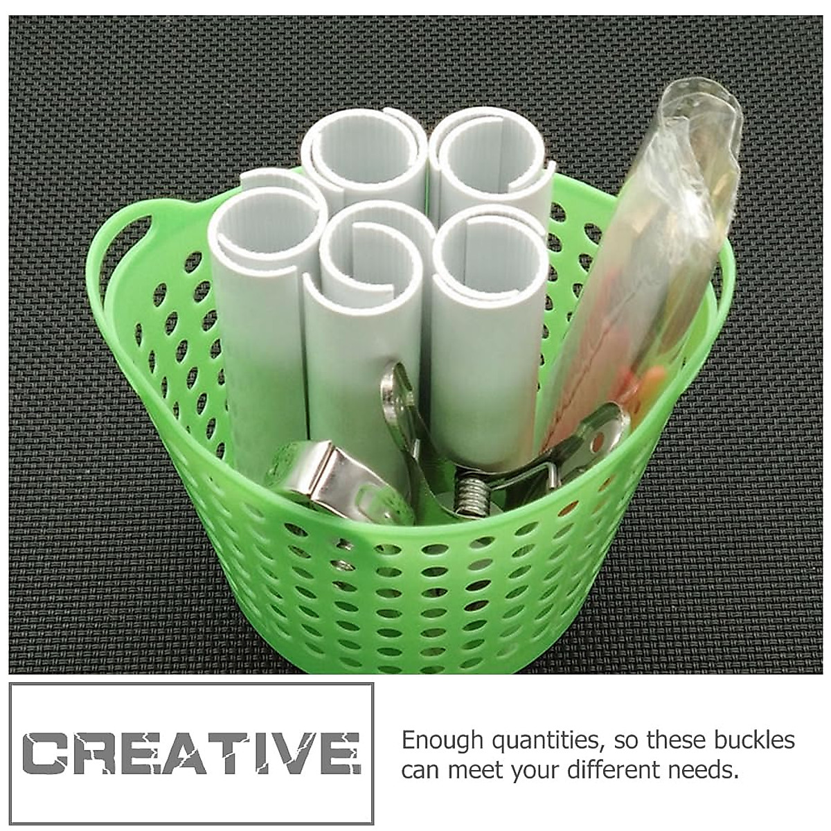 10pcs Embroidery Kits House Accessories Square Tool Embroidery Frame Snap Clip Cross Frame Buckles Embroidery Hoop Plastic Buckle Cross Clip Cross Stuck Tube Useful Clips