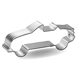 Convertible Car Cookie Cutter 4.5 in – Made in the USA – Foose Cookie Cutters Tin Plated Steel – Cookie Mold