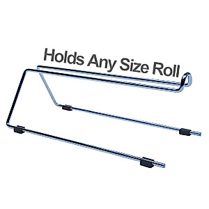 Horizontal Countertop Paper Towel Holder (Chrome)