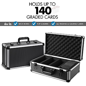 Graded Sports Card Storage Box - Card Case - Trading Card Storage Box - Trading Card Box - Trading Card Case for Pokemon Cards - Baseball Card Storage Box - Sports Card Storage Boxes, MTG Card Storage