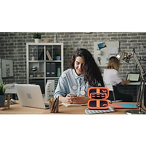 Case Compatible with SanDisk Extreme Pro/for SanDisk Portable SSD 1TB 2TB 4TB 500GB External Solid State Drive, Travel Storage Holder Bag for 2 SSD and Memory Card SD Card -Orange (Box Only)