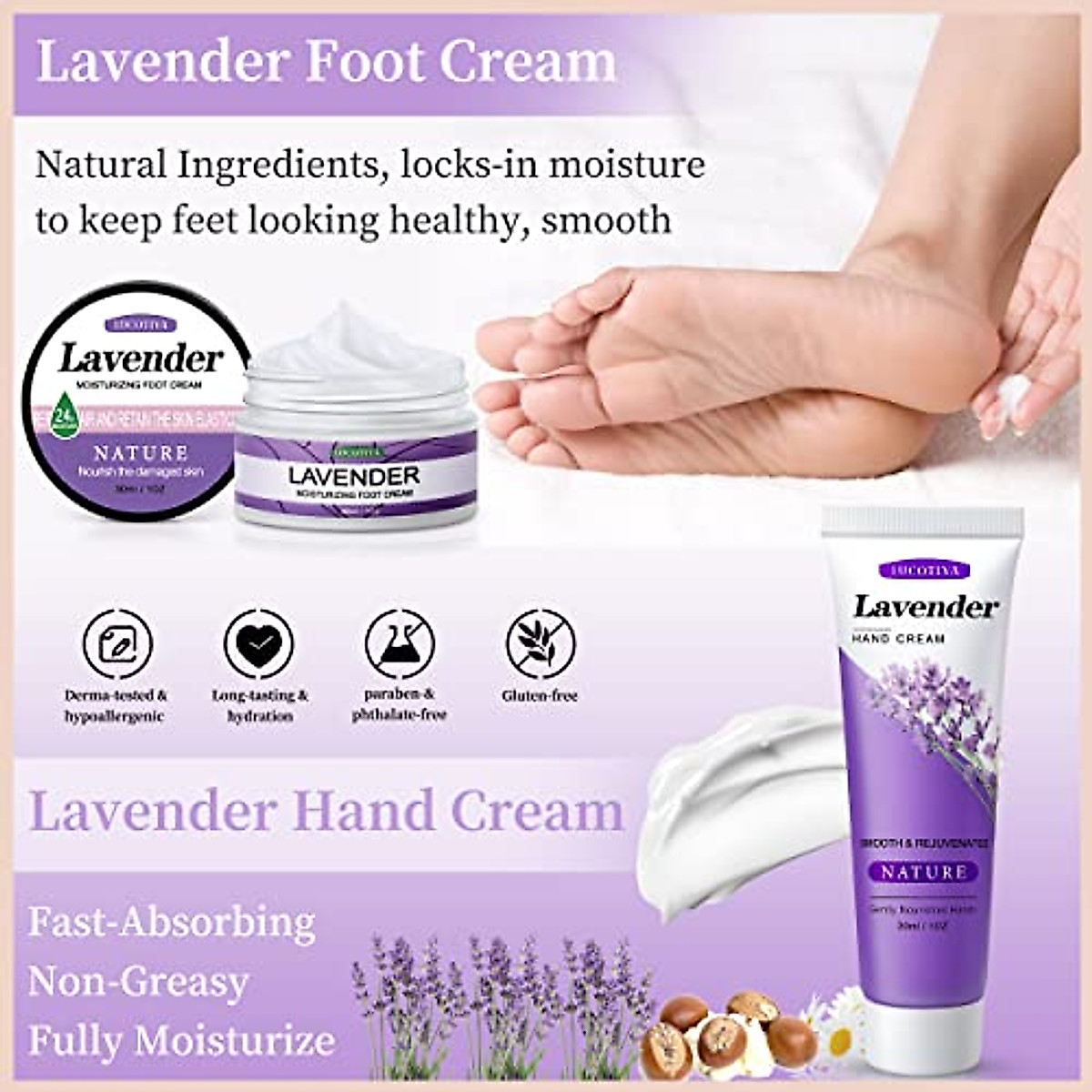 Birthday Gifts for Women Travel Size Toiletries Kit Travel Essentials for Women Gifts for women Self Care Gifts for Best Friends,Mom, Teacher,Grandma Lavender Lotion Gifts for Her Lip Balm