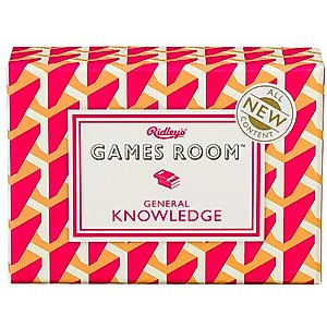 Ridley’s General Knowledge Trivia Card Game – Quiz Game for Kids and Adults – 2+ Players – Includes 140 Unique Questions Cards – Fun Family Game – Makes a Great Gift