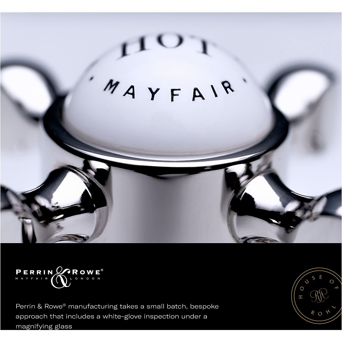 Perrin and Rowe U.CC80AC Rohl Faucet-spouts-and-Kits, Black