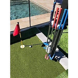 Pmsanzay 2 Pack -Golf Club Organizers Golf Club Display Golf Putter Rack Golf Club Storage Rack Golf Club Holder Golf Club Combo Wall Mount Bracket -Great Way to Organize Your Clubs -Easy to Install