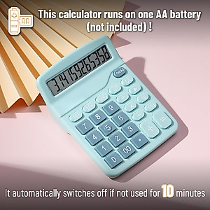 Mr. Pen- Calculator, Calculators Large Display, Standard Function Calculator, 12-Digit, Desktop Calculator, Large Calculator, Office Calculator, Calculator Large Display and Buttons