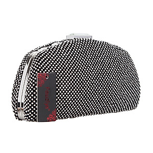 Fawziya Evening Clutch Bling Rhinestone Novelty Oversized Purses For Women Formal-Black