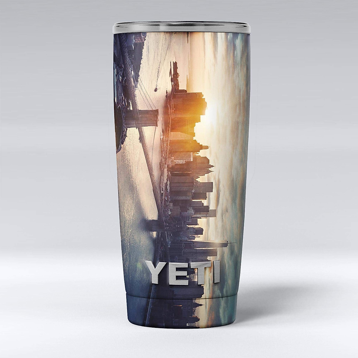 Design Skinz NYC Sunset Eve - Skin Decal Vinyl Wrap Kit Compatible with The Yeti Rambler Cooler Tumbler Cups