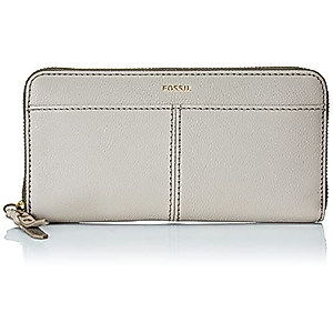 Fossil Women's Tara Leather Zip Around Clutch Wallet