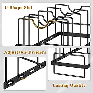 GILLAS 3 Pack Dish Drying Rack & Pot and Pan Organizer & Over The Sink Roll up Dish Drying Rack, 3 in 1 Roll-Up Dish Plates Rack Holder for Kitchen Sink, for Dishes, Knives, Spoons, and Forks, Black