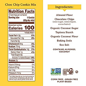 Simple Mills Almond Flour Baking Mix Variety Pack (Chocolate Muffin & Cake, Chocolate Chip Cookie, Brownie) - Gluten Free, Plant Based, (Pack of 3)