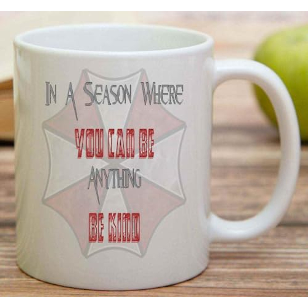Christmas - Be Kind Quote Gift Idea for Sister on Father's Day - Grey Multicolor Unisex Sweat 11 Oz White Ceramic Coffee Mug