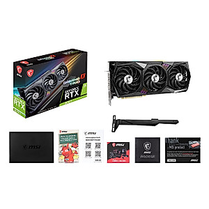 MSI Gaming GeForce RTX 3070 Ti Gaming X Trio 8G 8GB GDDR6X Graphics Card - NVIDIA Video Card GPU for Gaming PC, 256-Bit HDMI/DP Nvlink, Ampere Architecture Computer Graphics Cards (Renewed)