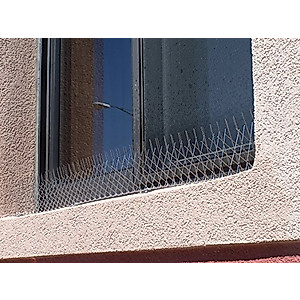 Nixalite Stainless Steel Bird Spikes E-Spike (8 Ft. (4-2 Ft. Strips))