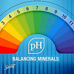 Secret Outlast Antiperspirant Deodorant for Women, Sweat & Odor Protection, PH Balancing Minerals, Clear Gel, Unscented, 2.6 oz