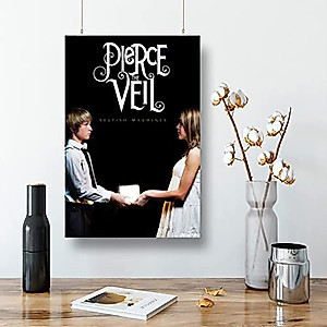 Pierce The Veil Posters Selfish Machines Album Cover Canvas Art Wall Pictures for Modern Office Prints 12" x 18" Unframed WXHYZZ