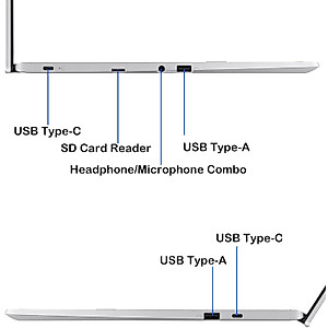 ASUS Chromebook Touchsceen Flip Laptop 2in1-14inch WUXGA IPS Display - AMD Ryzen 3-7320C - Backlit Keyboard - Wi-Fi 6 - USB C - Long Battery Life - Google Chrome (8GB RAM |128GB SSD+256G SD Card)