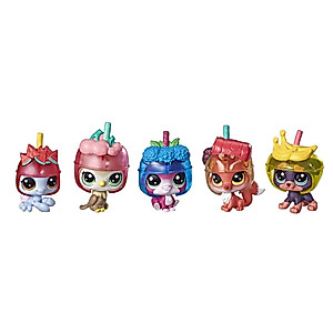 Littlest Pet Shop Slushie Squad Pack, Includes 5 Pets & 5 Accessories