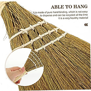 TOKIDNY 6 Pcs Kitchen Cleaning Broom Manual Broom Short Handle Broom Multi-Functional Broom Toy Dustpan Pans Housekeeping Cleaning Natural Broom Whisk Broom Small Cleaning Broom Miscanthus