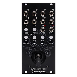 Erica Synths Black Joystick 2 8 Channel CV Joystick Eurorack Module