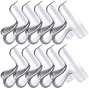 Z ZICOME Heavy Duty Thicker Stainless Steel Chip Bag Clips Clamps, 3-inch (8 Pack)