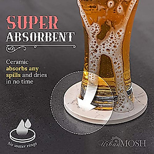 Funny Drink Coasters - Home Decor Gifts Housewarming Gift, House Decor Coasters for Coffee Table Decor, House Warming Gifts New Home Couple, Decorations for Living Room Decor New Home Gift for Home