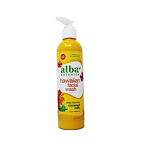 Alba Botanica Hawaiian Nourishing Face Wash, Coconut Milk, 8 Fl Oz