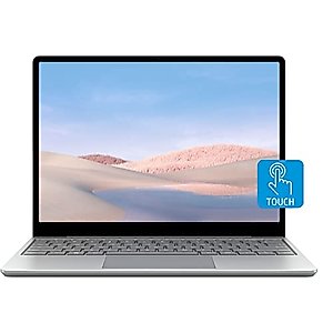 Microsoft Surface Laptop Go 12.4" Touchscreen, Intel Core i5-1035G1 Processor, 4 GB RAM, 512GB PCIe SSD, Up to 13Hr Battery Life, WiFi, Webcam, Windows 11 Pro, Platinum Silver