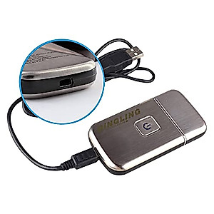 Men Electric Ultra Thin Razor, Rechargeable Single Razor, Reciprocating Mini Electric Razor for Facial Care Beard Trimmer, Cordless USB Travel Razor, Silver