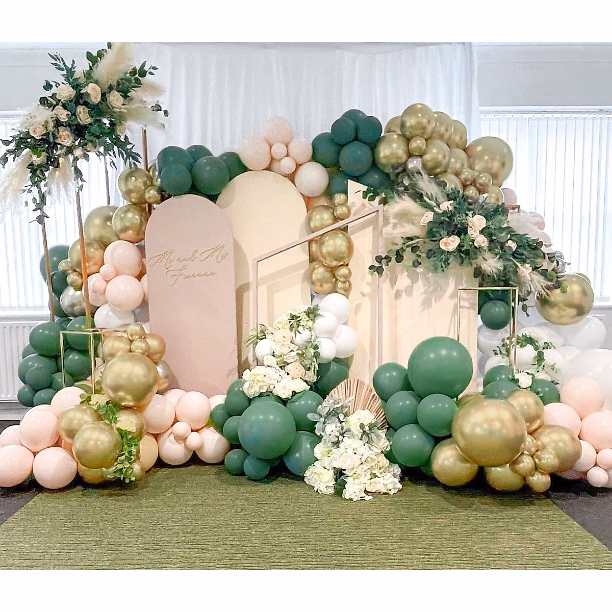 Double Stuffed Blush Balloons Different Sizes 18In 12In 5In Nude Balloon Garland Kit Pastel Cream Peach Latex Balloon Arch For Birthday Wedding Baby Bridal Shower Gender Reveal Bachelorette Supply