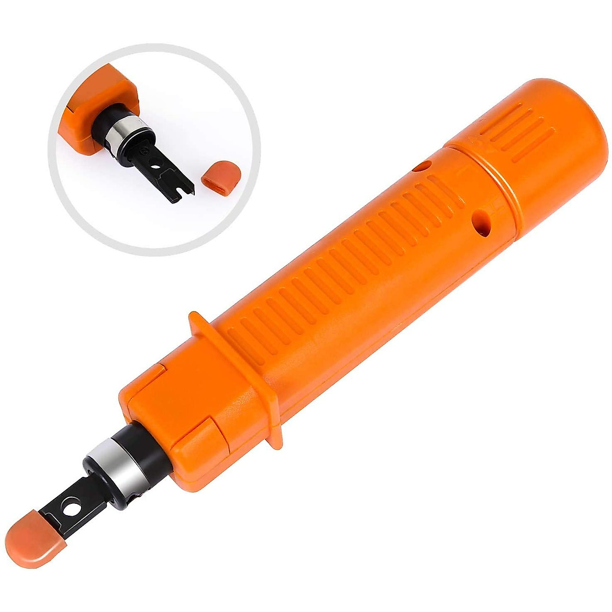 SGILE 9-in-1 Portable Crimping Tool Kit, 8P8C 6P6C 4P4C Connectors, RJ11/RJ12/RJ45 Cat5 Cat5e Network/Phone Cable Tester, Black