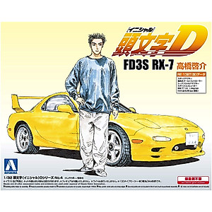 Aoshima Aoshimabunkakyozaisha 1/32 Initial (Initial) D Series No.04 Fd3s Rx-7 Takahashi Keisuke