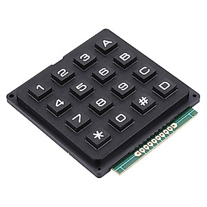 awstroe 4x4 Matrix PC Keypad Keyboard Module External Keypad Module for Microcontroller