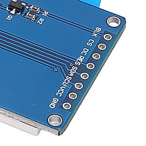 Kadimendium Color Display, Compact 1.44in PCB Clear LCD Display SPI Interface for SCM