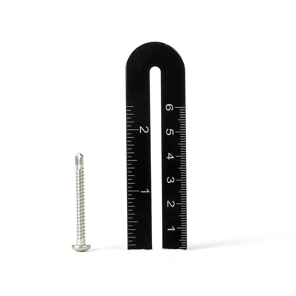 THE CIMPLE CO #8 Size, 1 1/2" Length (38mm) - Self Tapping/Drilling Screw - 410 Stainless Steel (Exceptional Wear and Very Corrosion Resistant) - Phillips Pan Head - 100pcs