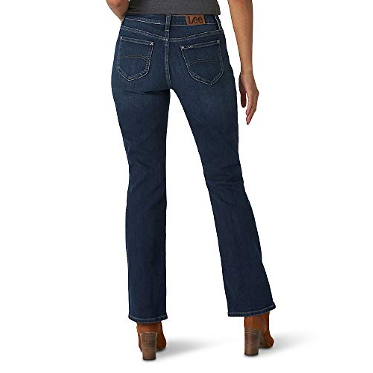 Lee Women's Legendary Mid Rise Bootcut Jean Compass 12