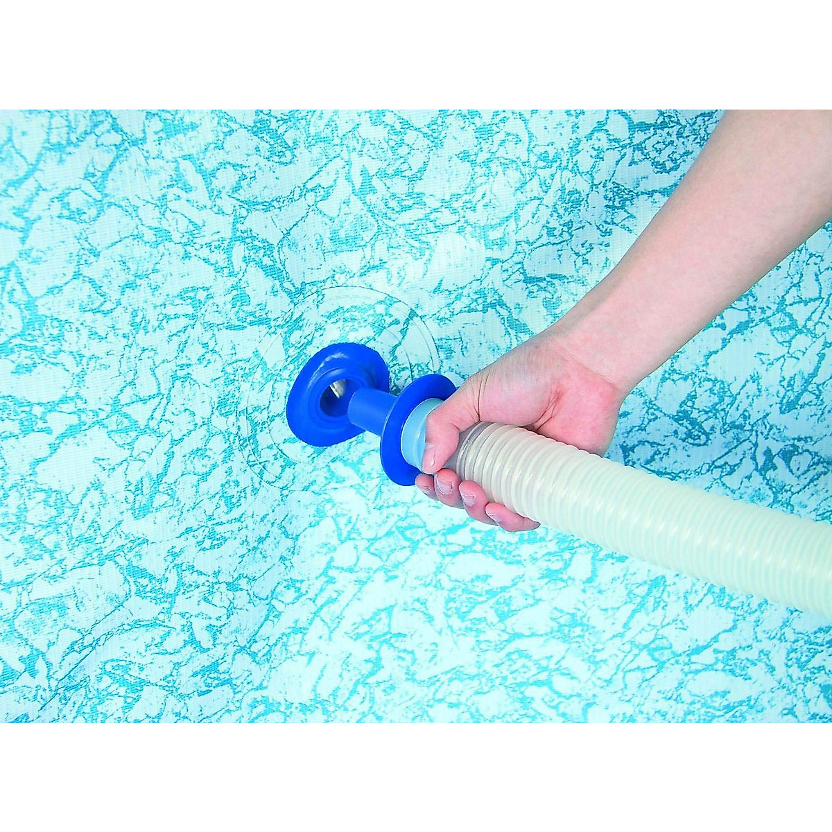 Bestway 56463E 18 Ft x 48 Inch Steel Pro Round Frame Above Ground Pool Set with Cartridge Filter Pump, Pool Cover, Ladder, and Skimmer