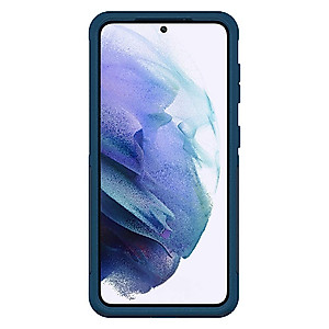 OtterBox Galaxy S21 5G (ONLY - DOES NOT FIT Plus or Ultra) Commuter Series Case - BESPOKE WAY (BLAZER BLUE/STORMY SEAS BLUE), slim & tough, pocket-friendly, with port protection