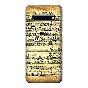 R2667 The Fowler Mozart Music Sheet Case Cover for LG V60 ThinQ 5G